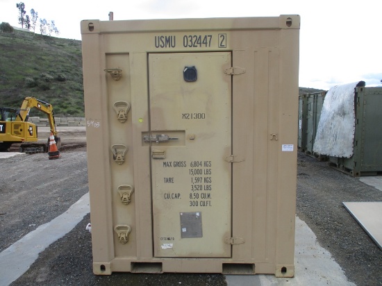 Lot Of Military Reefer Storage/Shipping Container, | Heavy Construction ...