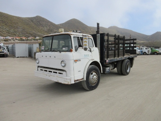 Ford 800 COE S/A Flatbed Dump Truck, | Commercial Trucks Hauling ...