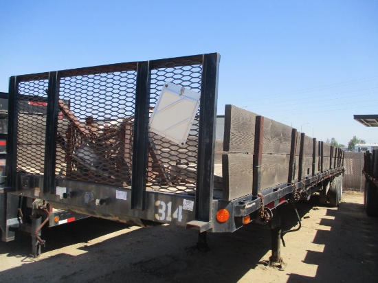 1980 Aztec T/A Flatbed Trailer, | Commercial Trucks Commercial Truck ...