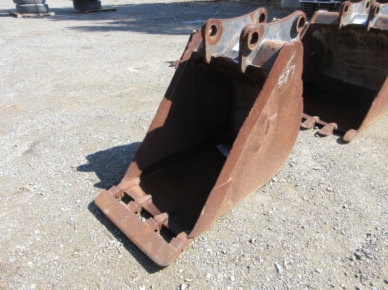 Lot Of Cat 24" Backhoe Tooth Bucket W/Smooth Edge | Heavy Construction ...