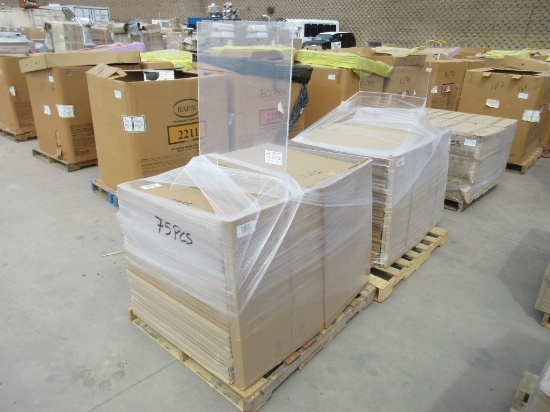 (2) Pallets Of Lumaware Clear Sneeze Guards, | Industrial Machinery ...