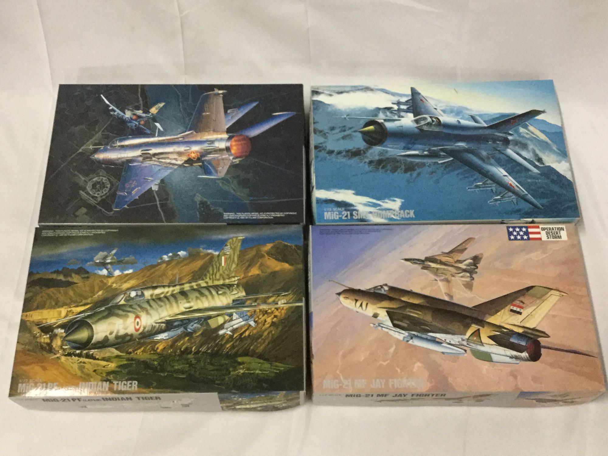 4 Fujimi Model Kits, 1/72 scale. MiG-21PF Phantom | Proxibid