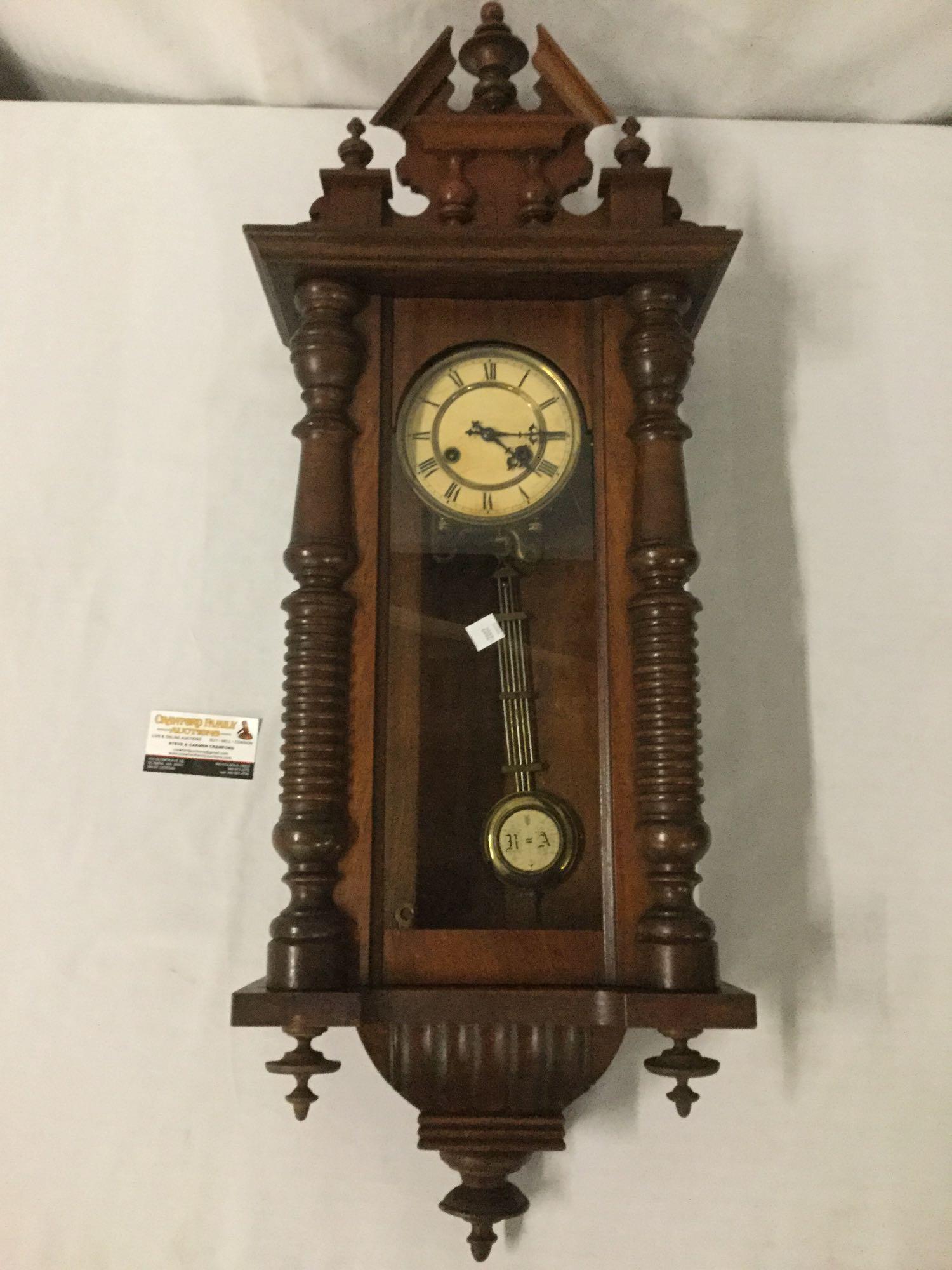Antique German Wall Clock