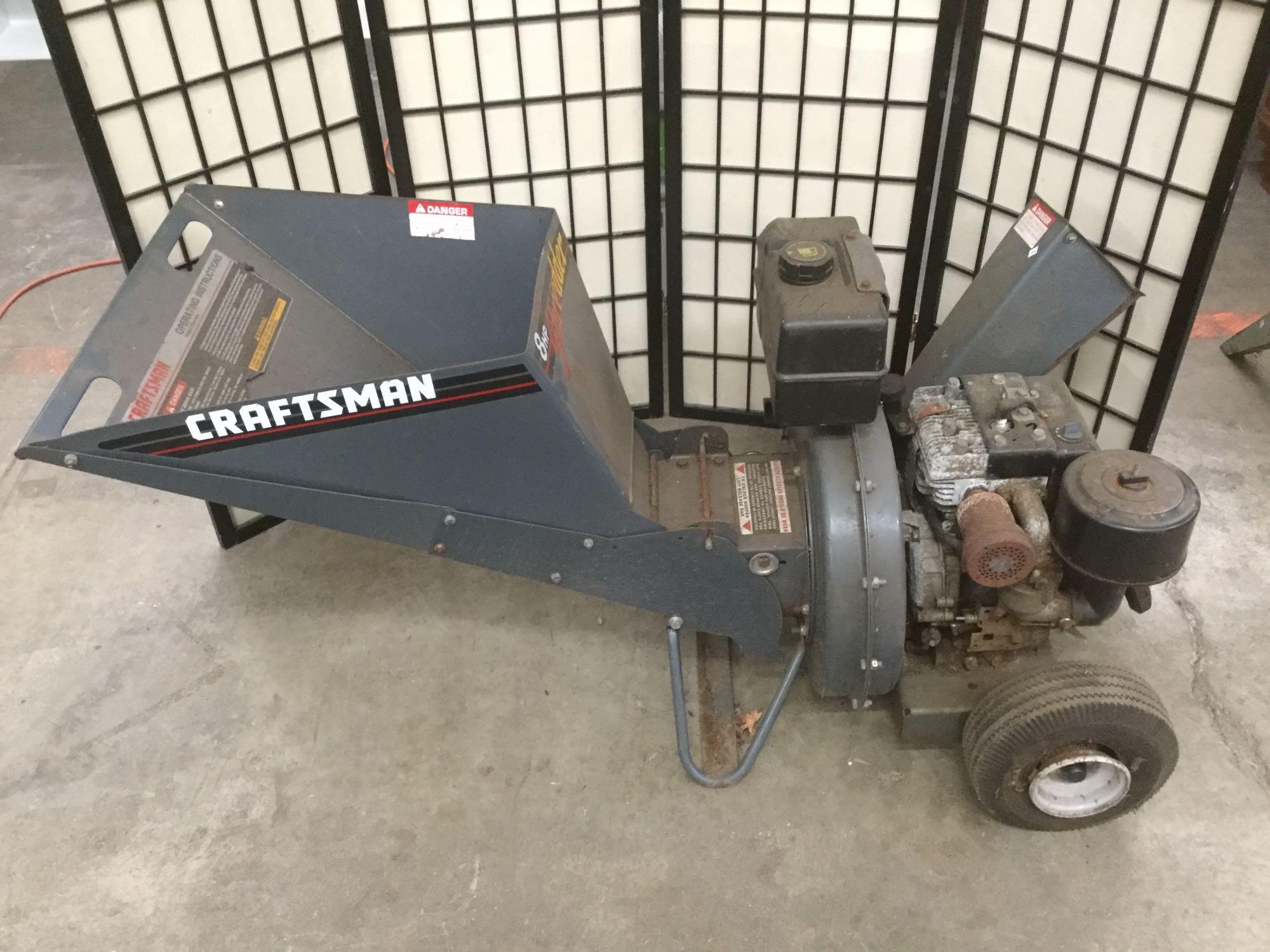 Craftsman Wood Chipper Shredder Titan Pro 15HP Petrol Wood Chipper