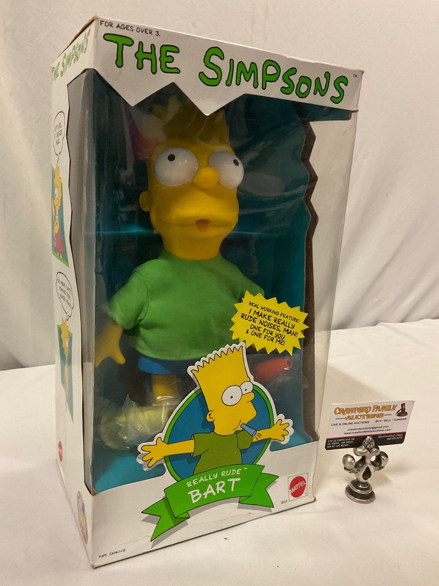 Vintage 1990 MATTEL The Simpsons REALLY RUDE BART | Proxibid