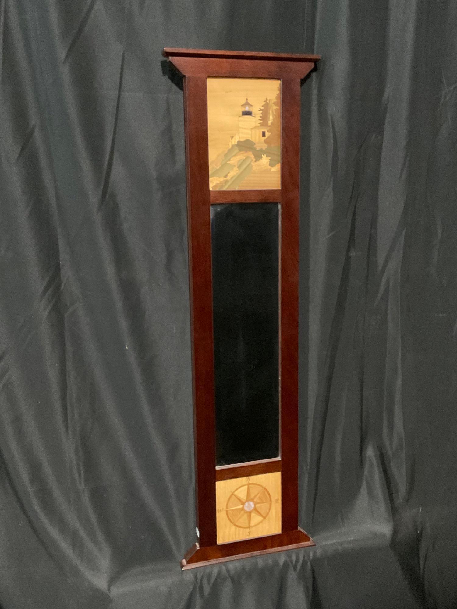 Vintage Lighthouse Marquetry Frame w/beveled | Proxibid