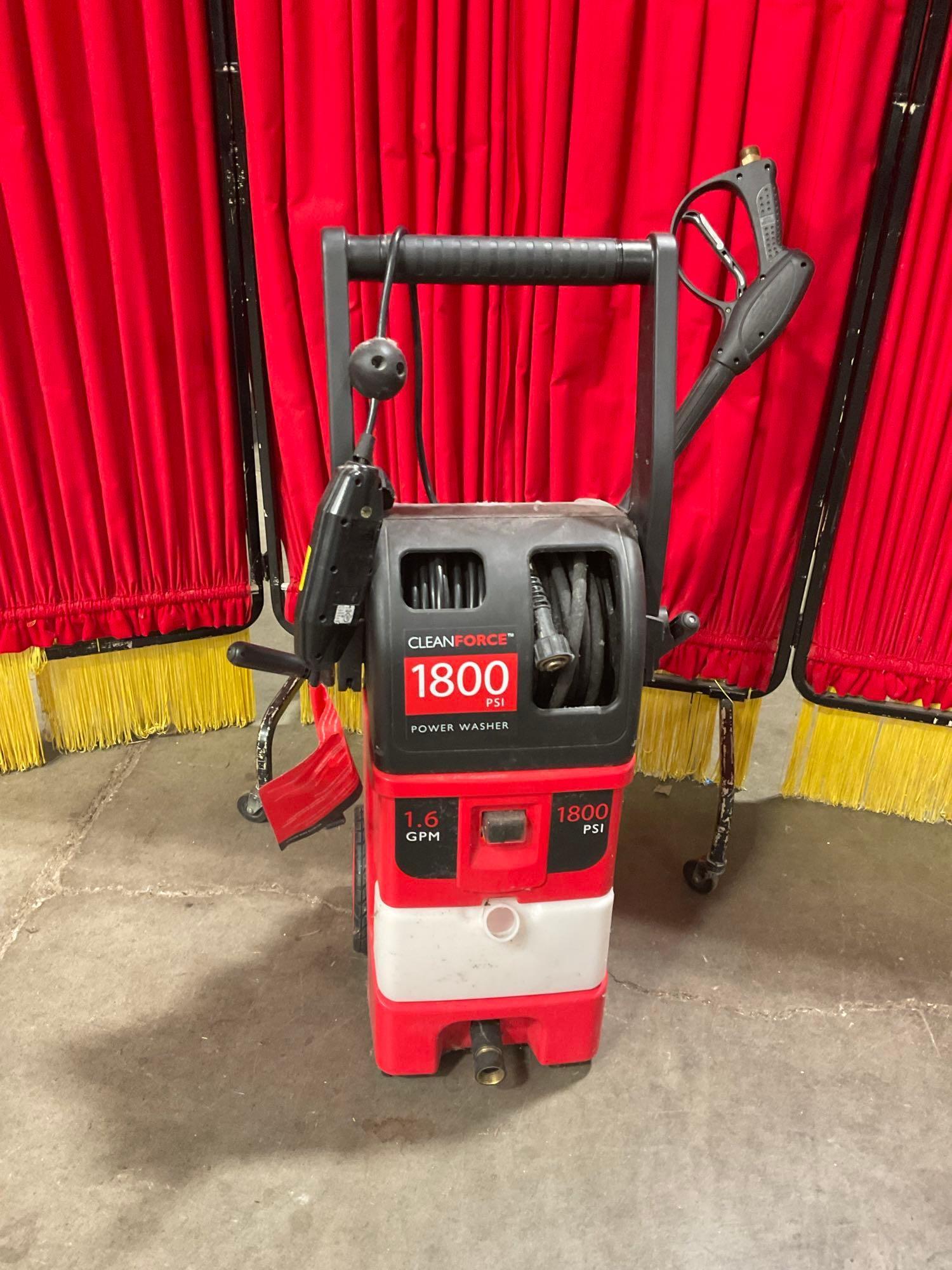 Clean force 1800 psi power washer price store