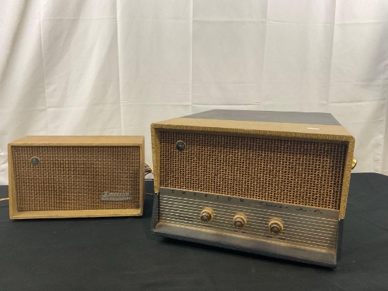 Vintage Emerson model 905 Series B Phonograph & Speaker model 972 ...