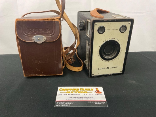 Early 20th Century Box Cameras, Voigtlander Brillant & ShurShot w/ Agfa ...