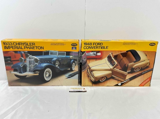 2 pcs Vintage Testors 1:24 & 1:25 Scale Unassembled Car Model Kits ...