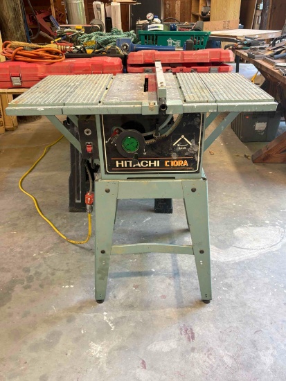 Hitachi 10" table saw tested and working # C10RA | Art, Antiques ...