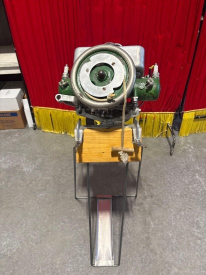Antique 1920's Caille Liberty Twin outboard motor w/ American Bosch ...