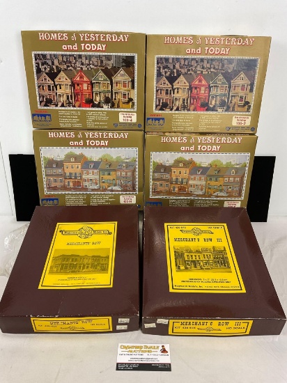 6x Unassembled Home Model Kits, 4x Homes of Yesterday & Today, 2x ...