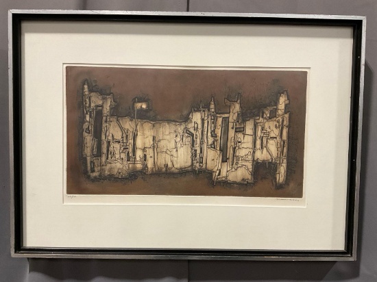 Framed Signed & #d 43/100 by Demarais 1966, 17h x 25w x 4d inches | Art ...
