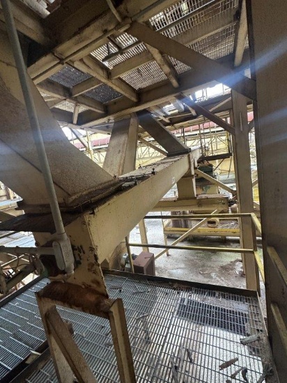 14inch X 40ft Screw Conveyor With 2 Discharge Chutes, One Chute Has A ...