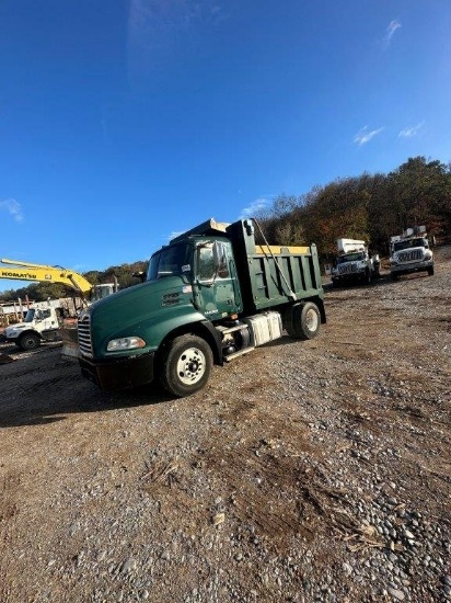 Sells Promptly 1 PM CT - 2011 Mack CXU 612 Single Axle Dump Truck with ...