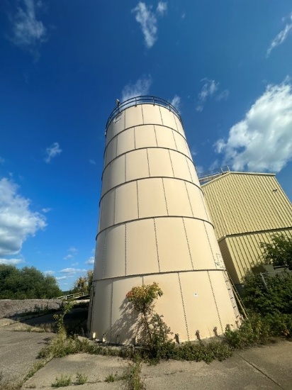Peabody 26ft X 48ft Wood Waste Silo 1720 Cubic Ft Capacity With Laidig ...