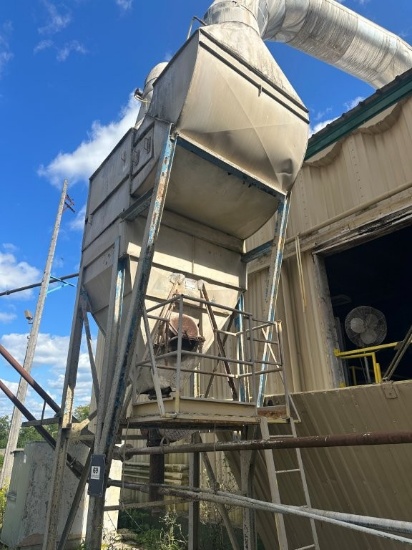 4ft X 6ft Fly Ash Collector Bin With Rotary Air Lock Feeder ...