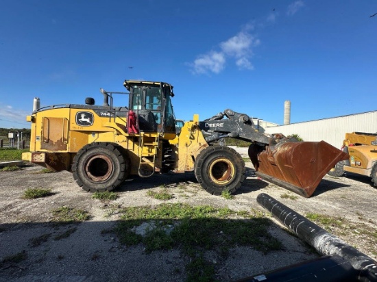 2019 John Deere 744-L Solid Tire Loader | Heavy Construction Equipment ...