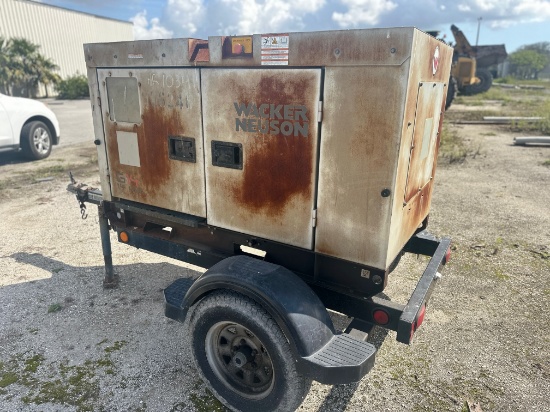 Wacker Neuson G14 Trailer mounted generator | Online Auctions | Proxibid