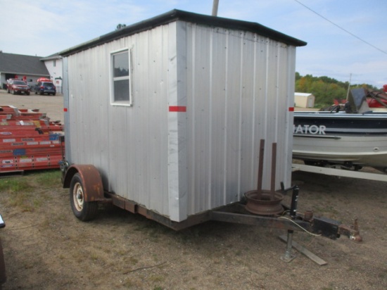 6 ½ x 9 FT crank down wheelhouse 4 hole w/white plastic water resistant ...