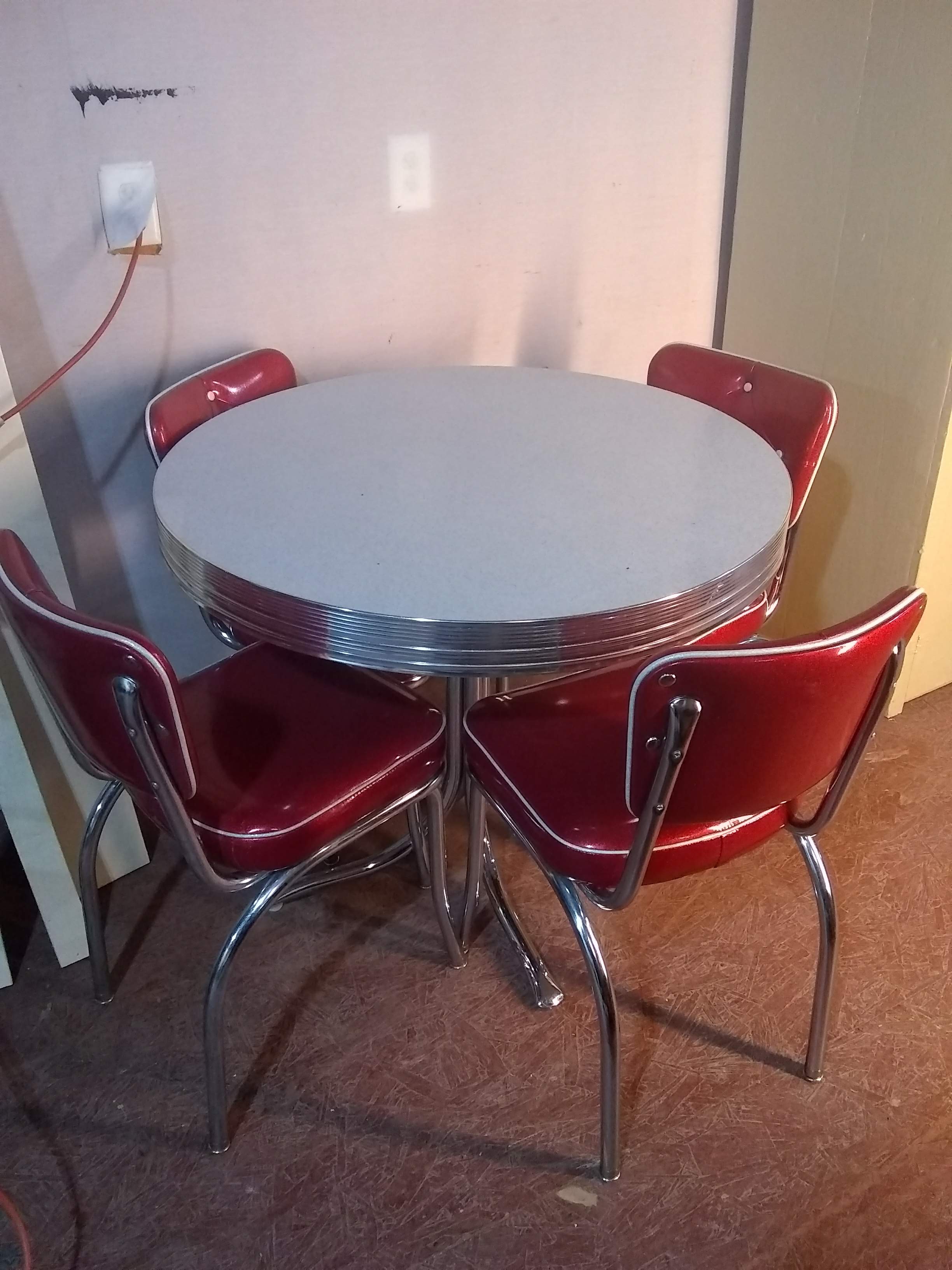Retro Chrome Kitchen Table