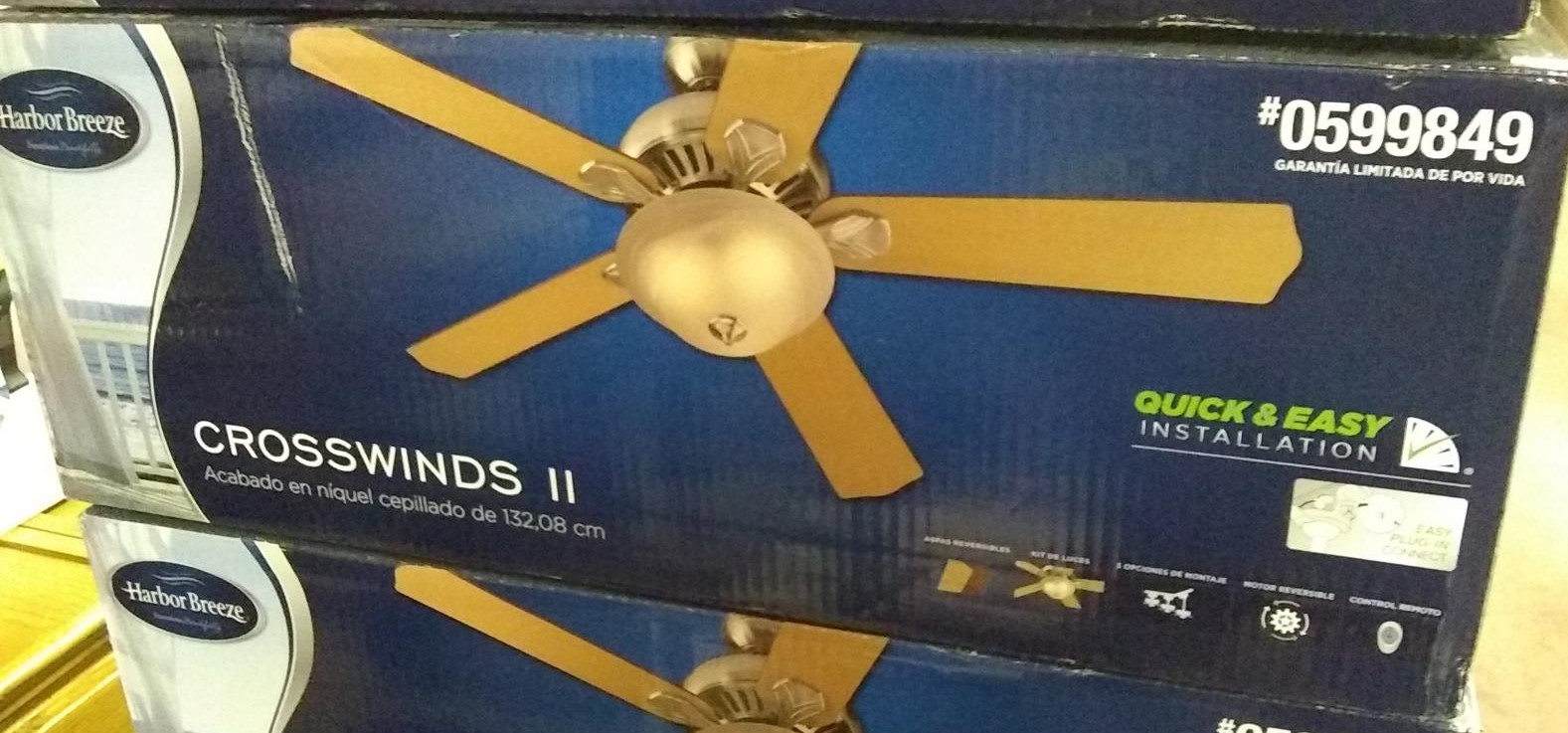 Harbor Breeze Crosswinds Ceiling Fan FANS