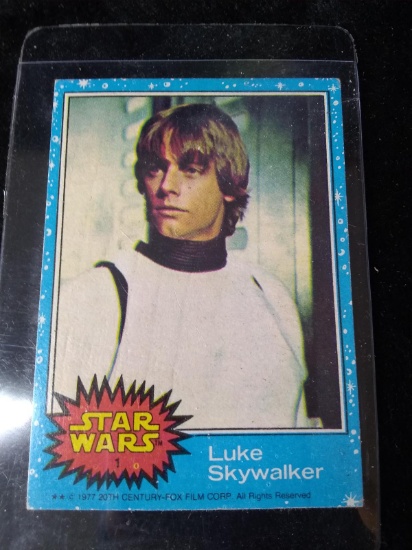 Uncertified Trading Card - Star Wars - Luke Skywalker | Online Auctions ...
