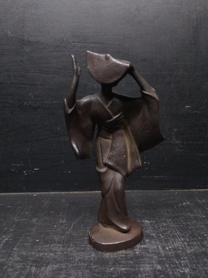 Antique Cast Iron Figure-Dancing Geisha Girl | Art, Antiques ...
