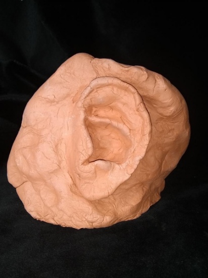 The Art of Maria Claro Clay Sculpture-Ear Anatomy | Art, Antiques ...