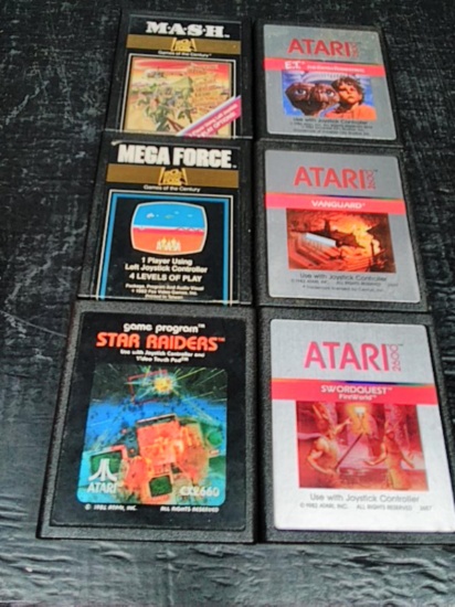 Atari Cartridge Games no Box | Online Auctions | Proxibid