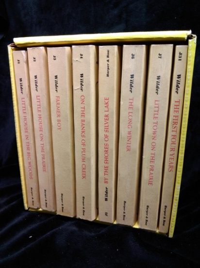 Vintage Children's Book Set-The Complete Set of Laura Ingalls Wilder's ...