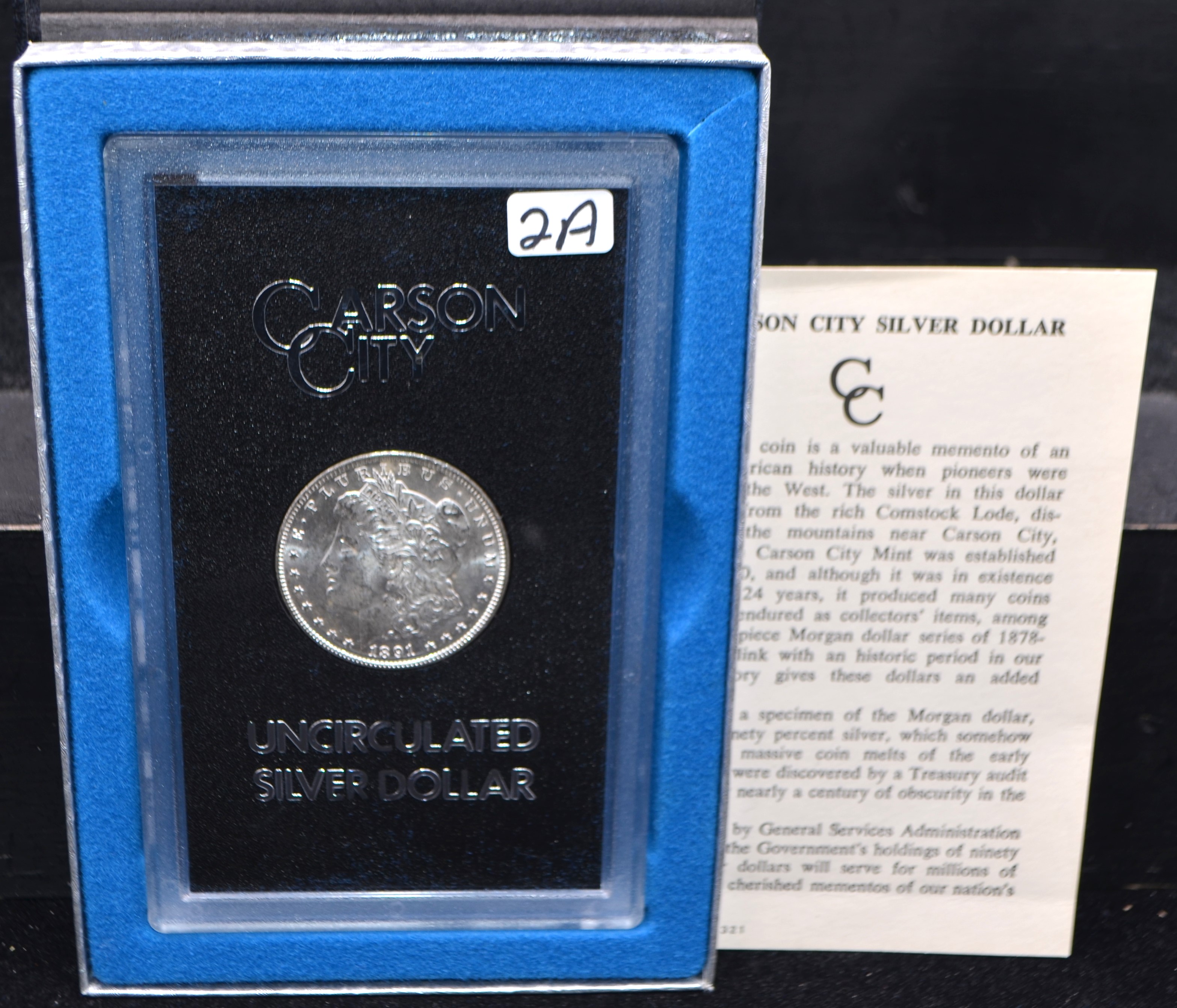 RARE KEY 1991-CC GSA BLACK BOX MORGAN DOLLAR | Proxibid