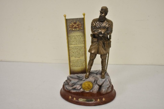 The Bradford Exchange Stonewall Jackson Cold-Cast Bronze Tribute No ...
