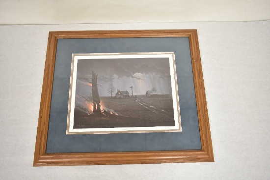The Burning Tree by Jesse Barnes, signed and numbered print 1833/2800 ...