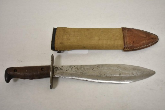 WW1 USMC Military Bolo Knife with Scabbard | Guns & Military Artifacts ...