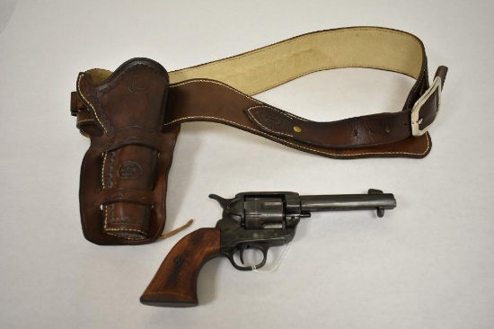 Vintage REPLICA BKA 98 Colt 45 Revolver Movie/TV Prop Gun with Leather ...