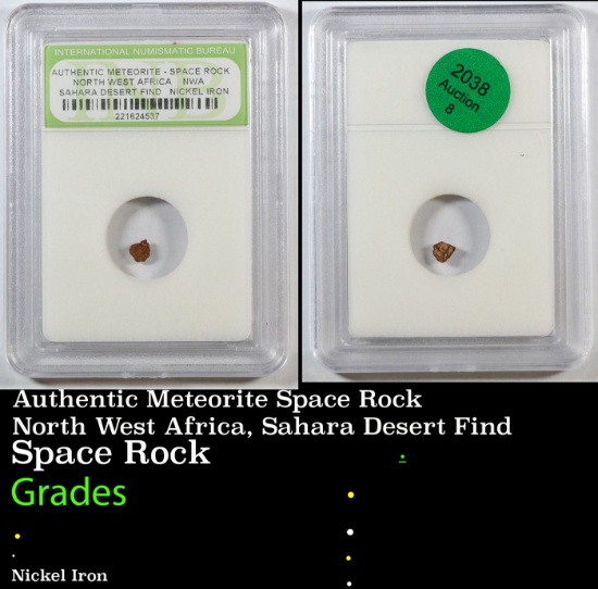 Authentic Meteorite Space Rock North West Africa, Sahara Desert Find ...