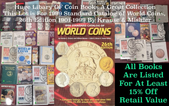 1999 Standard Catalog of World Coins, 26th Edition 1901-1999 By Krause ...