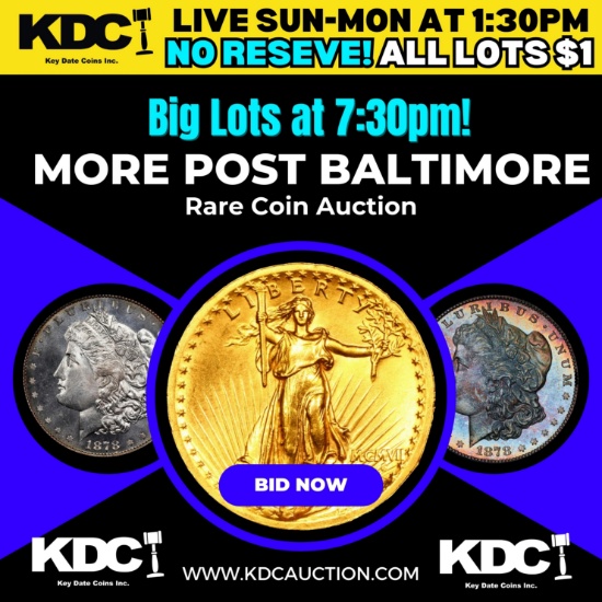 Key Date Coins Auction Catalog - More Baltimore Rare Coin Auction - No ...