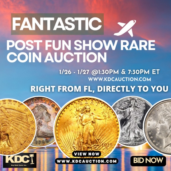 Key Date Coins Auction Catalog - Fantastic Post FUN Show Rare Coin ...