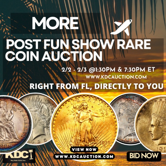 Key Date Coins Auction Catalog - MORE Post FUN Show Rare Coin Auction ...