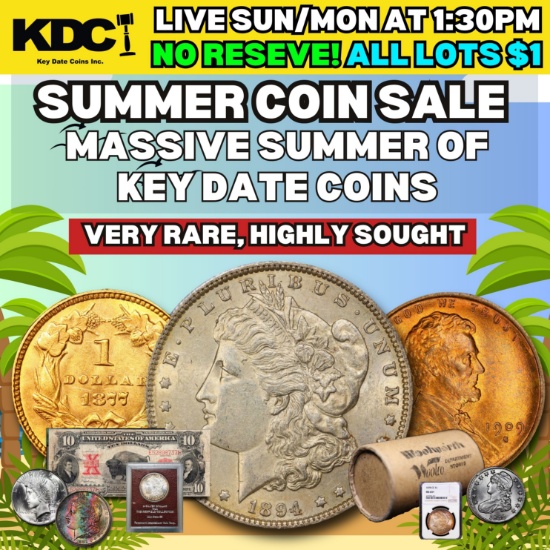 Key Date Coins Auction Catalog - MASSIVE Summer Coin Sale - Rare Coin ...