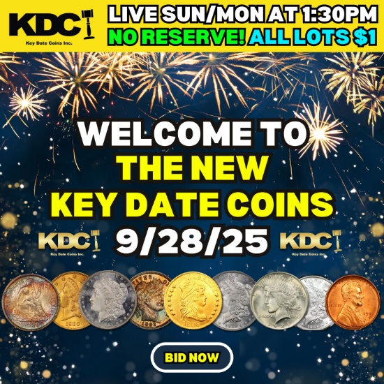 Key Date Coins Auction Catalog - Welcome to Key Date Coins Auctions Big ...