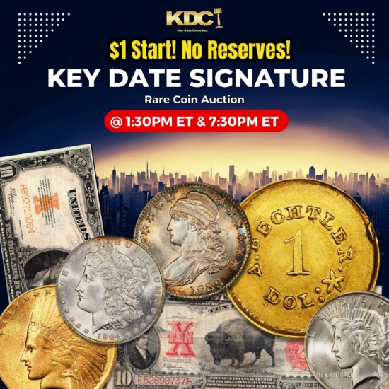 Key Date Coins Auction Catalog - Key Date Signature Gold Coin & Morgan ...