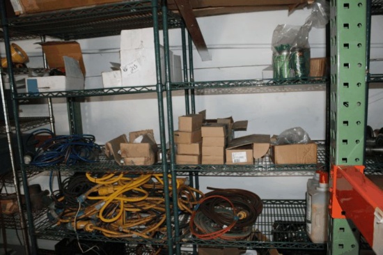 Contents of 3 Metro Racks | Heavy Construction Equipment Light ...