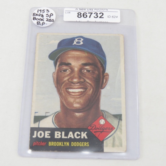 1953 Rare Joe Black Topps Baseball Cards | Art, Antiques & Collectibles ...