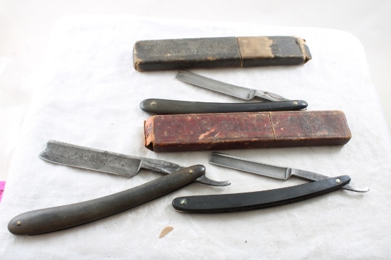 3 Antique Straight Razors Simmons Hardware Plus | Art, Antiques ...