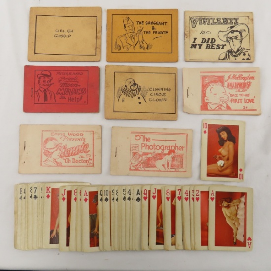 8 Eight-Pagers 1940's Erotic Comics & Cards | Art, Antiques & Collectibles Toys Board Games ...