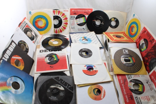 100 45rpm Records Various Genres | Online Auctions | Proxibid